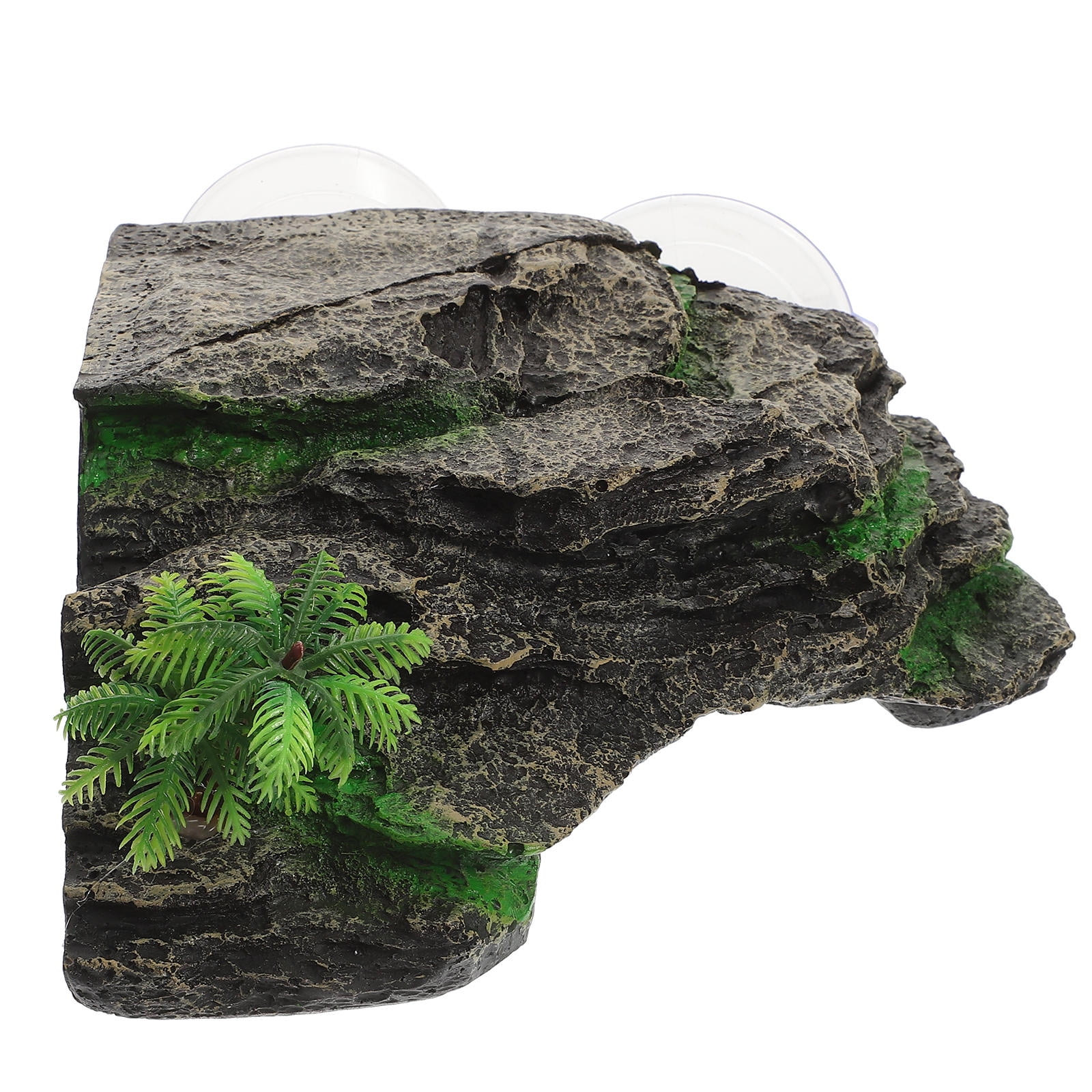 KAKOWELY Turtle Basking Ramp 1Set Realistic Simulation Style Grey Resin ...