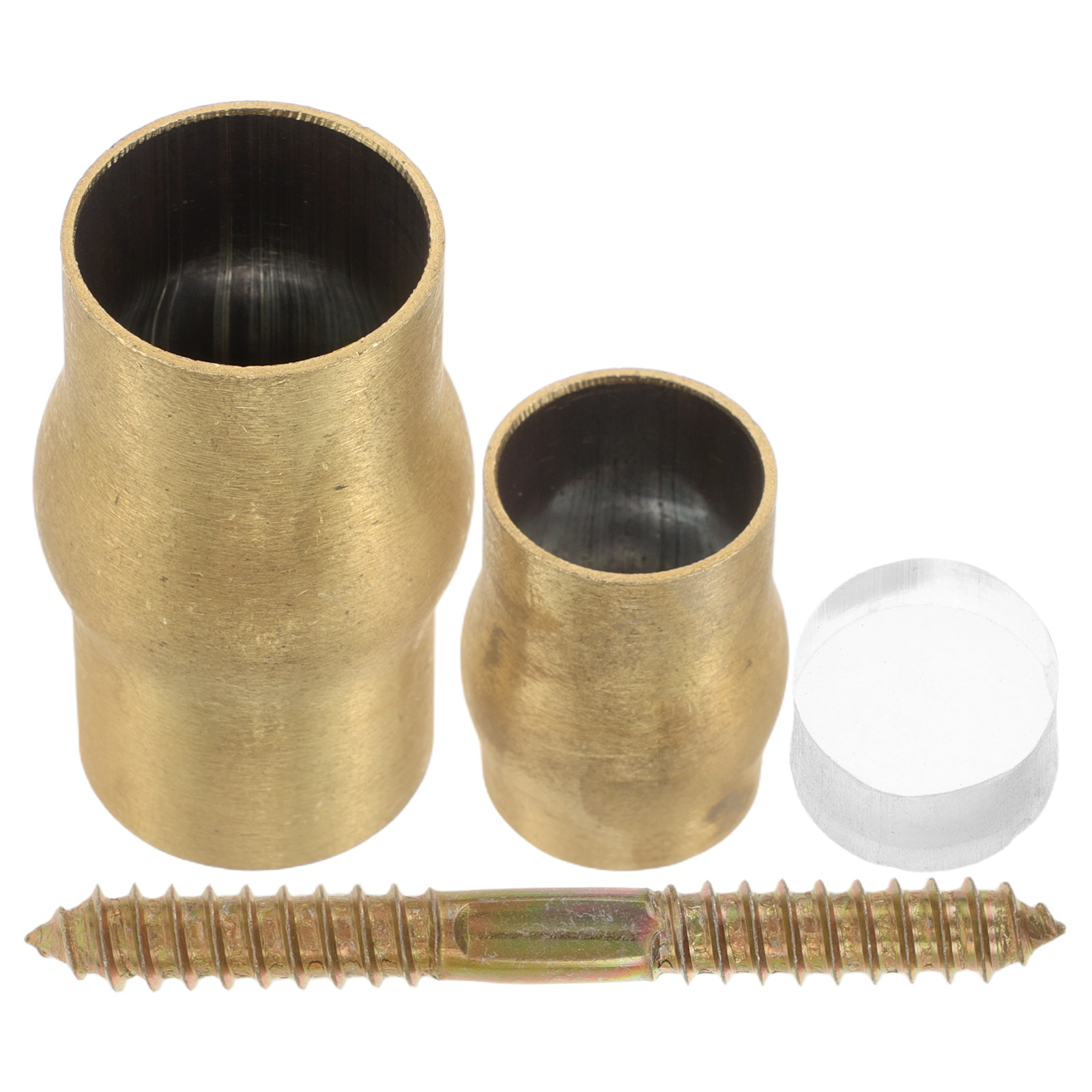 KAKOWELY Walking Cane Hardware Kit Golden Copper Anti Slip Connection ...