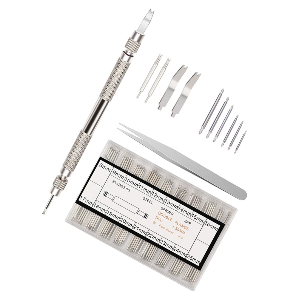 KAKOWELY Watch Repair Set 114Pcs Heavy Duty Metal Watch Band Adjustment ...