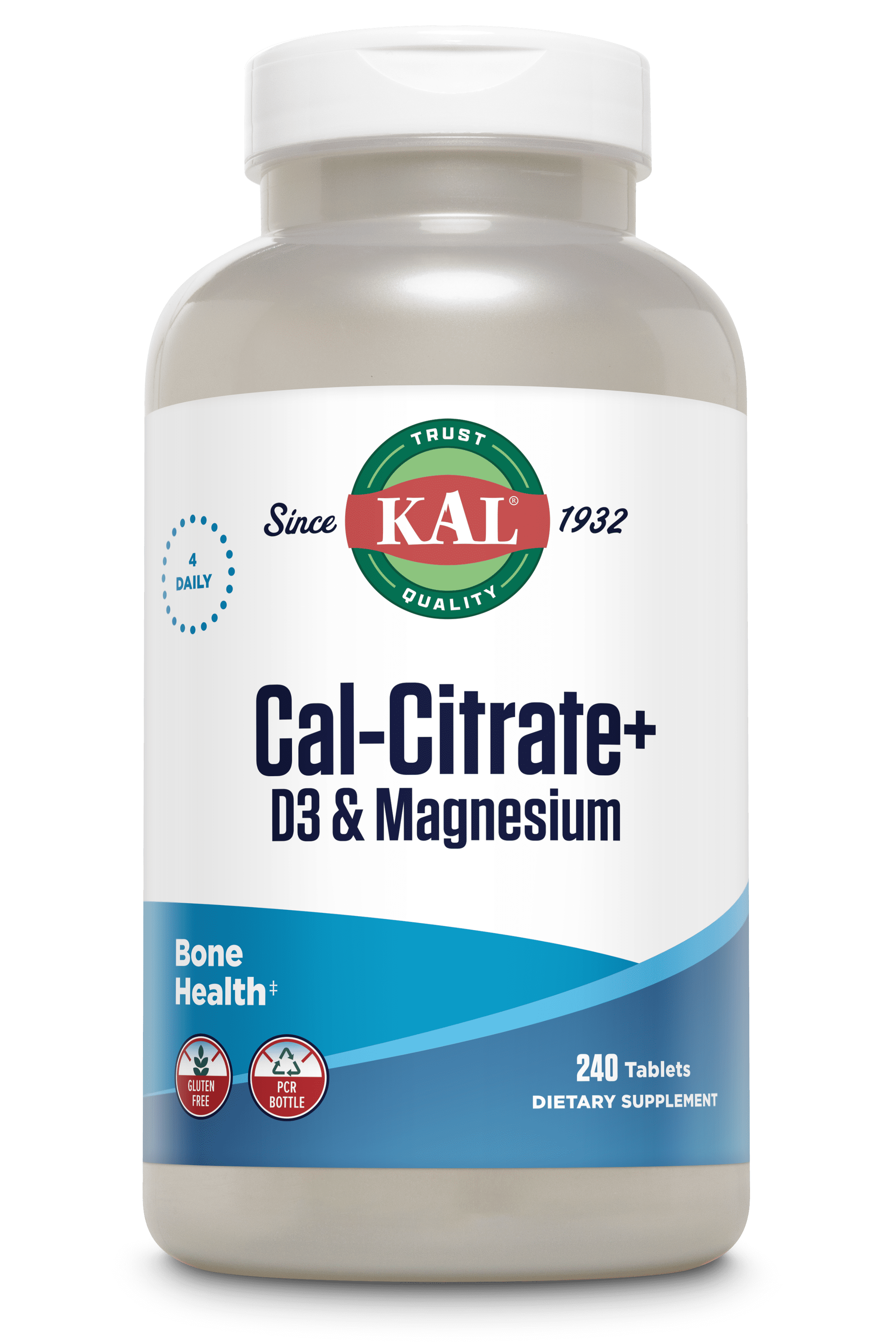 KAL Health Cal-Citrate Plus 1000mg | Minerals Blend For Healthy Bones ...