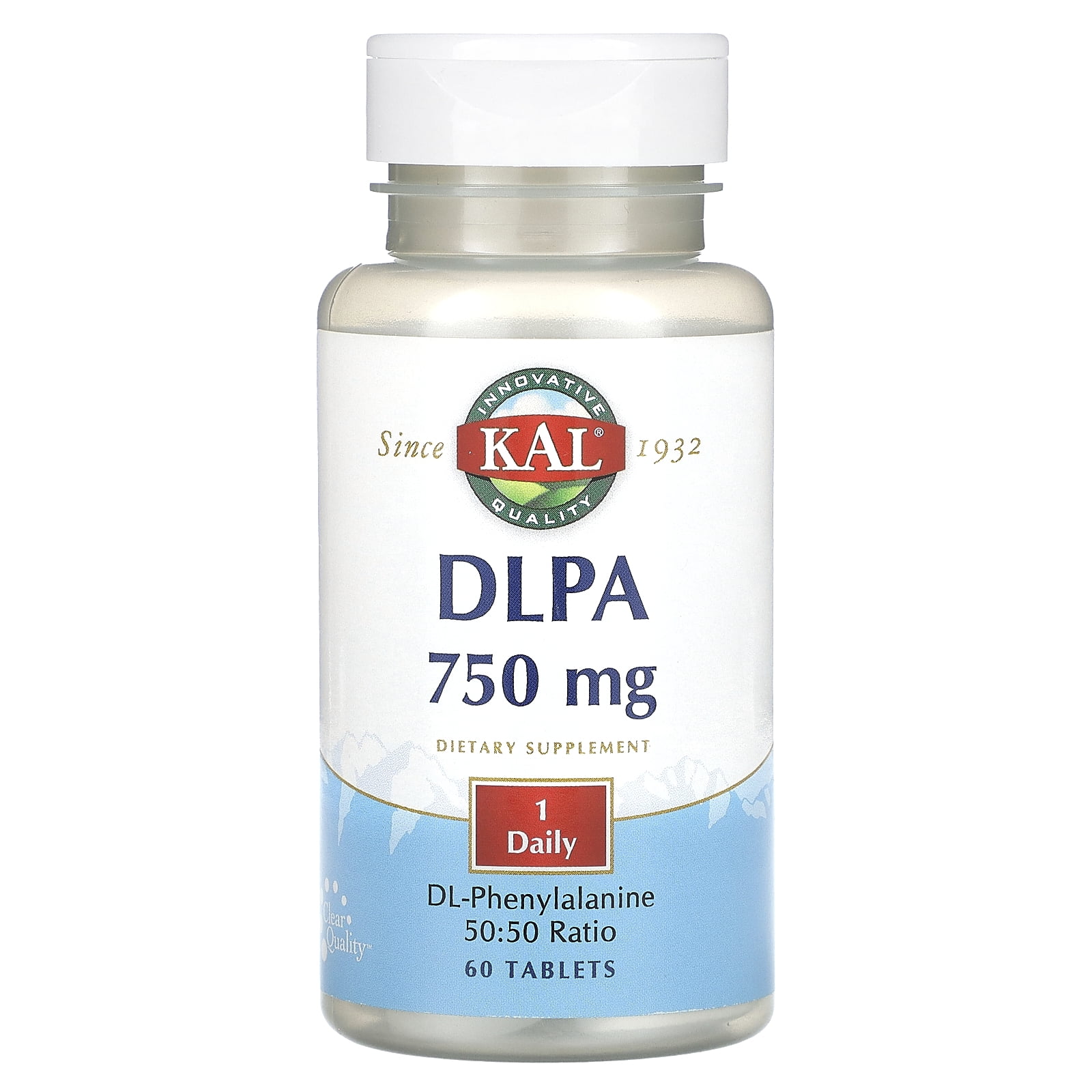 KAL DLPA, 750 mg, 60 Tablets - Walmart.com