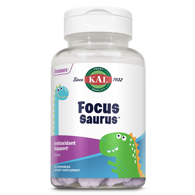 KAL Focus-Saurus Kids Mind Booster | Amino Acid, Antioxidant & GABA ...