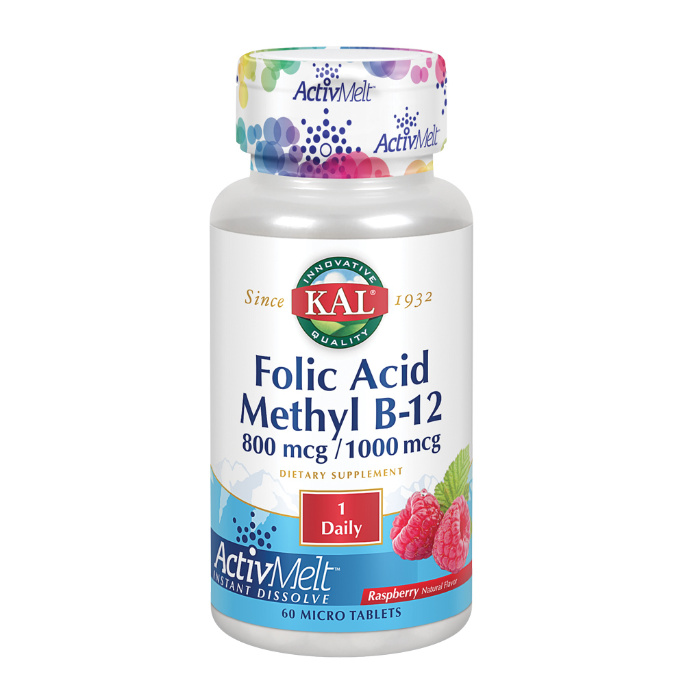 KAL B-6, B-12, and Folic Acid ActivMelt | Healthy Heart & Energy ...