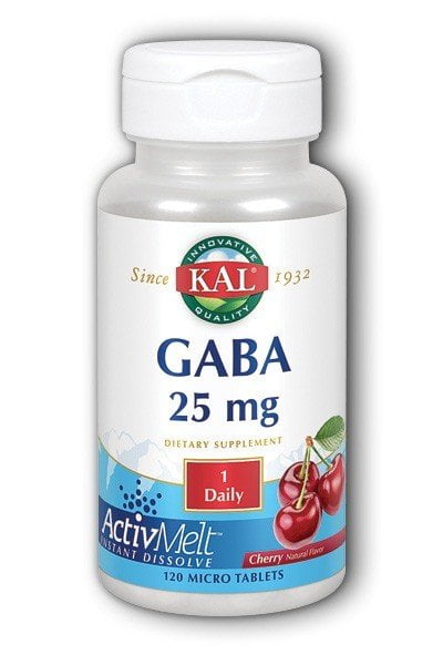 KAL GABA Cherry Micro Tablets, 25 mg - 120 Count Nepal | Ubuy