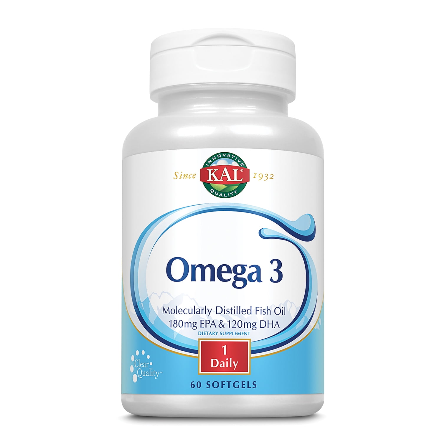 KAL Omega 3 | 1000mg 60ct - Walmart.com