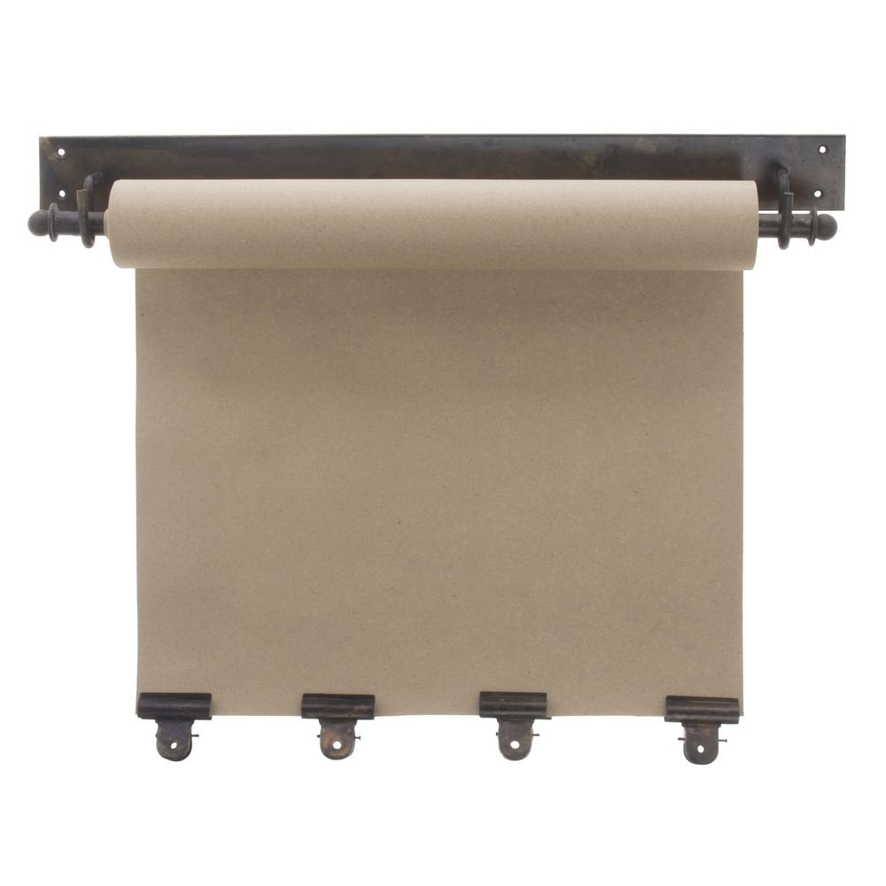 KALALOU NDE1100 HANGING NOTE ROLL WITH FOUR CLIPS IN ANTIQUE BRASS ...