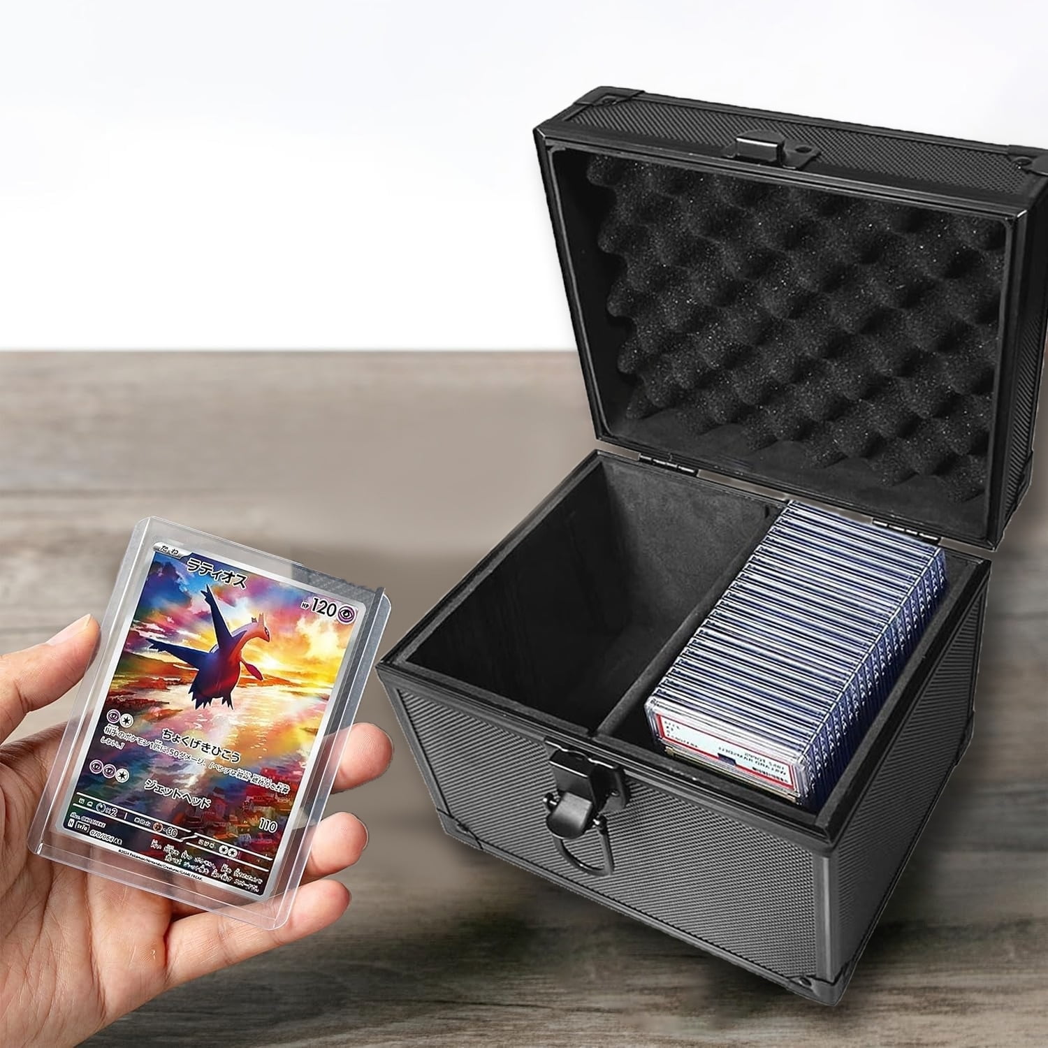 KALEFU Graded Sports Cards Carrying Case Storage Box Sports Card Box ...