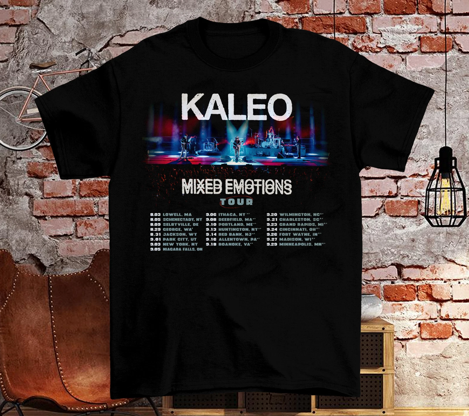 KALEO Band 'Mixed Emotions' Tour 2025 T Shirt Black All Size Gift fan BB521 - Walmart.com
