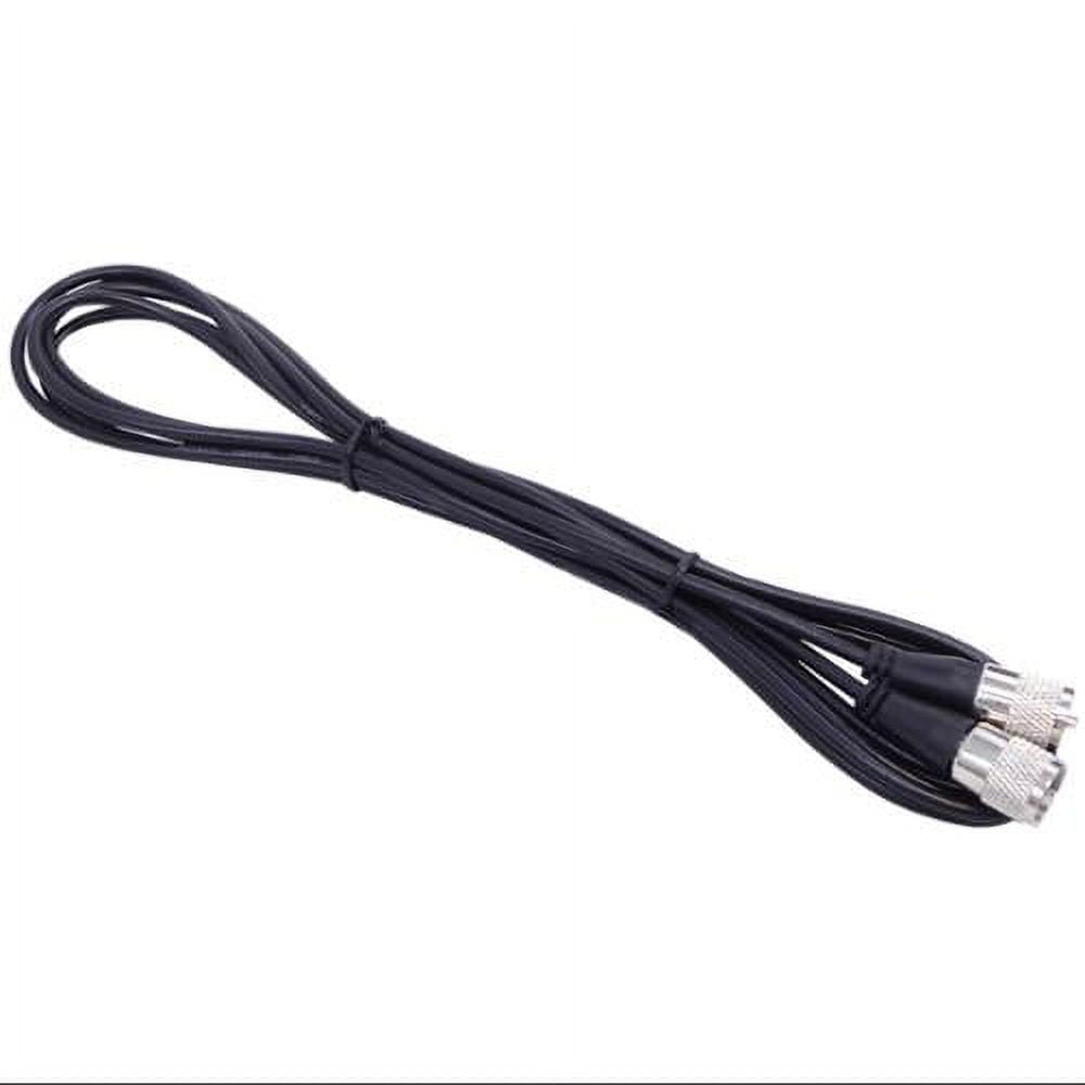 KALIBUR 12 FOOT BLACK RG58A/U COAX CABLE ASSEMBLY WITH MOLDED PL259 ...