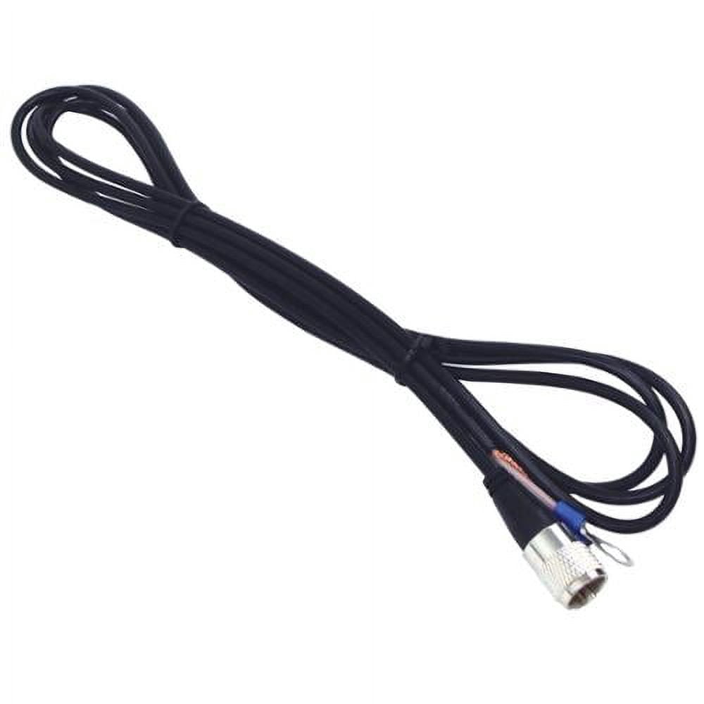 KALIBUR 9 FOOT BLACK RG58A/U - 95% SHIELDED COAX CABLE ASSEMBLY WITH A ...