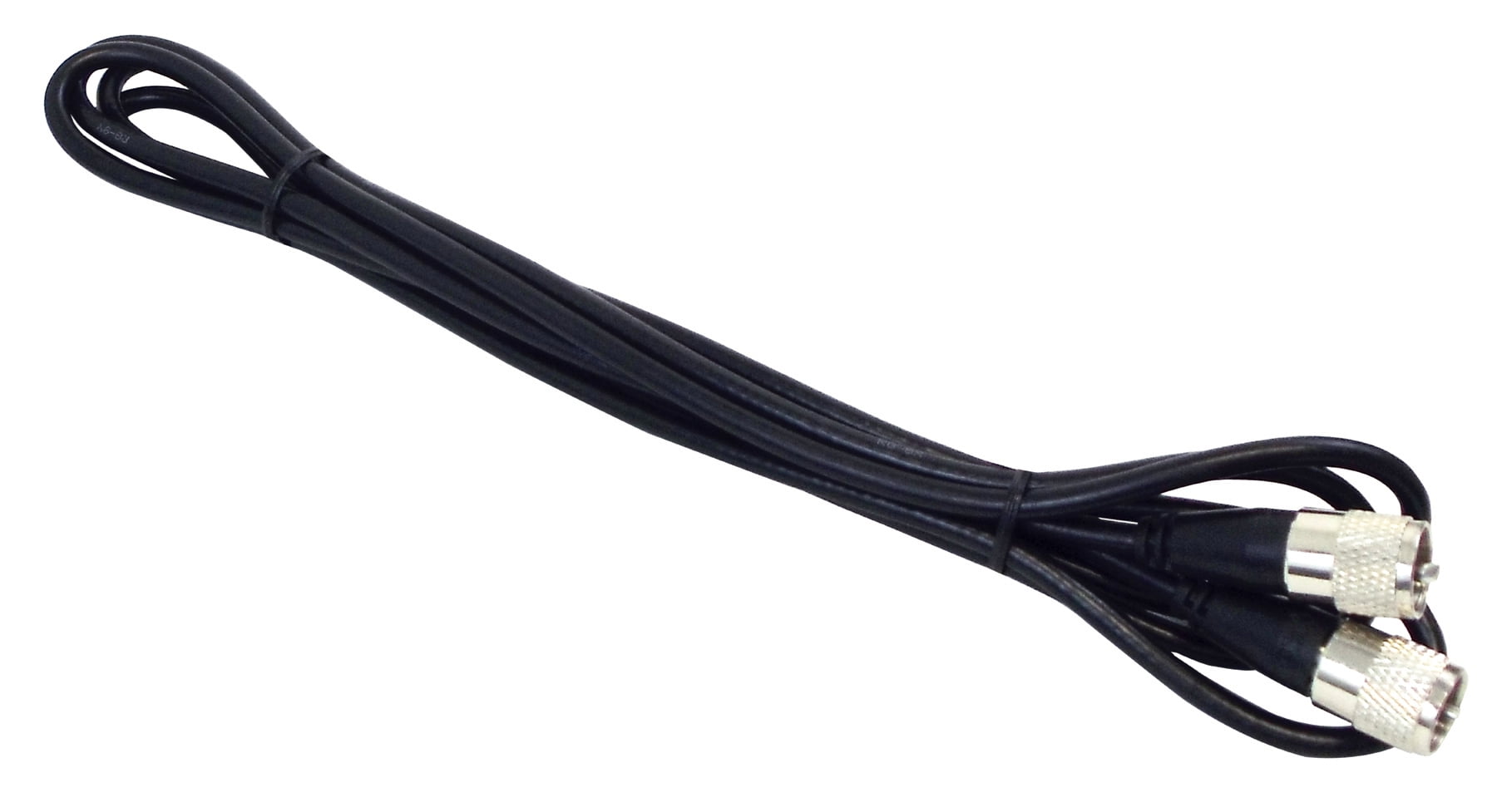 kalibur 9 foot black rg8x coax cable assembly with molded pl259 ...
