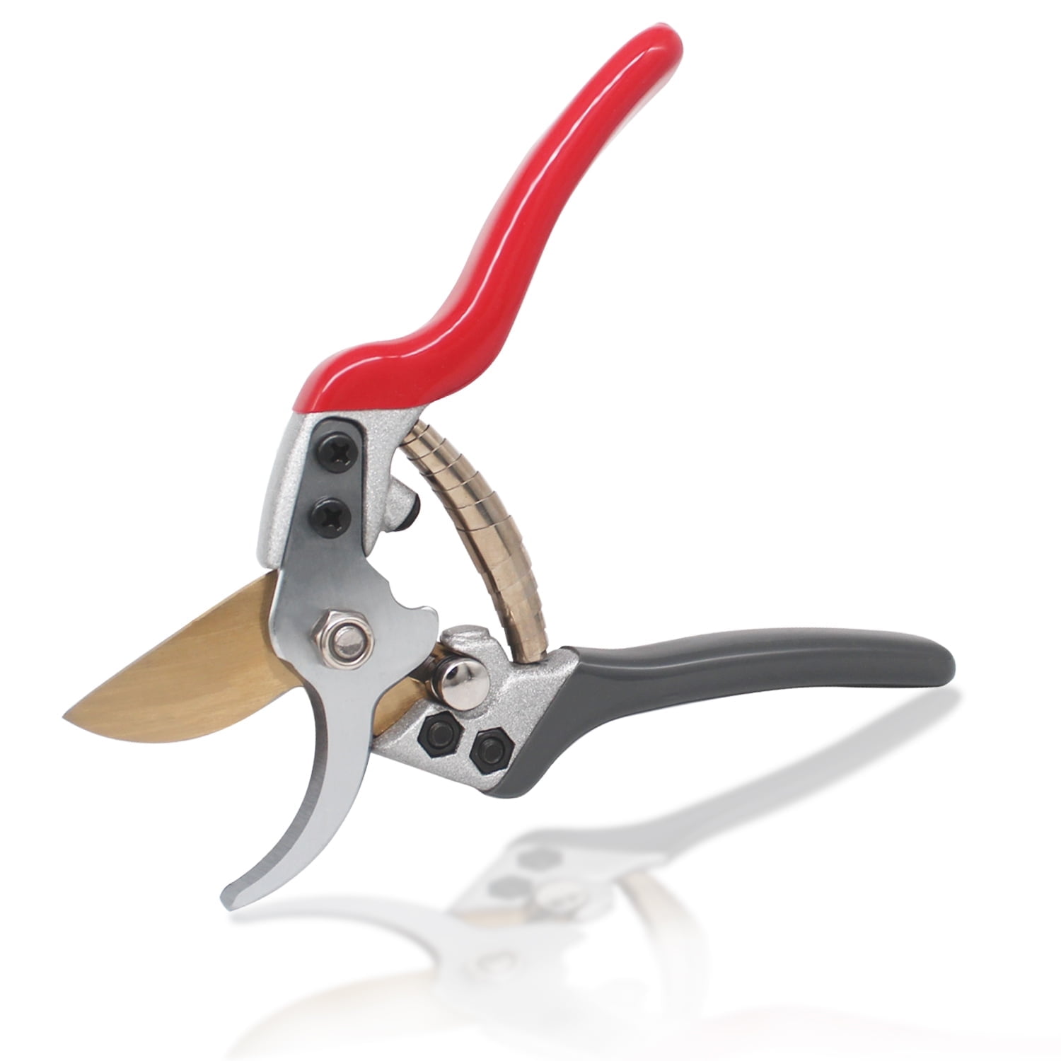 7” Professional Titanium Coated Pruning Shears, Bypass Garden Hand ...