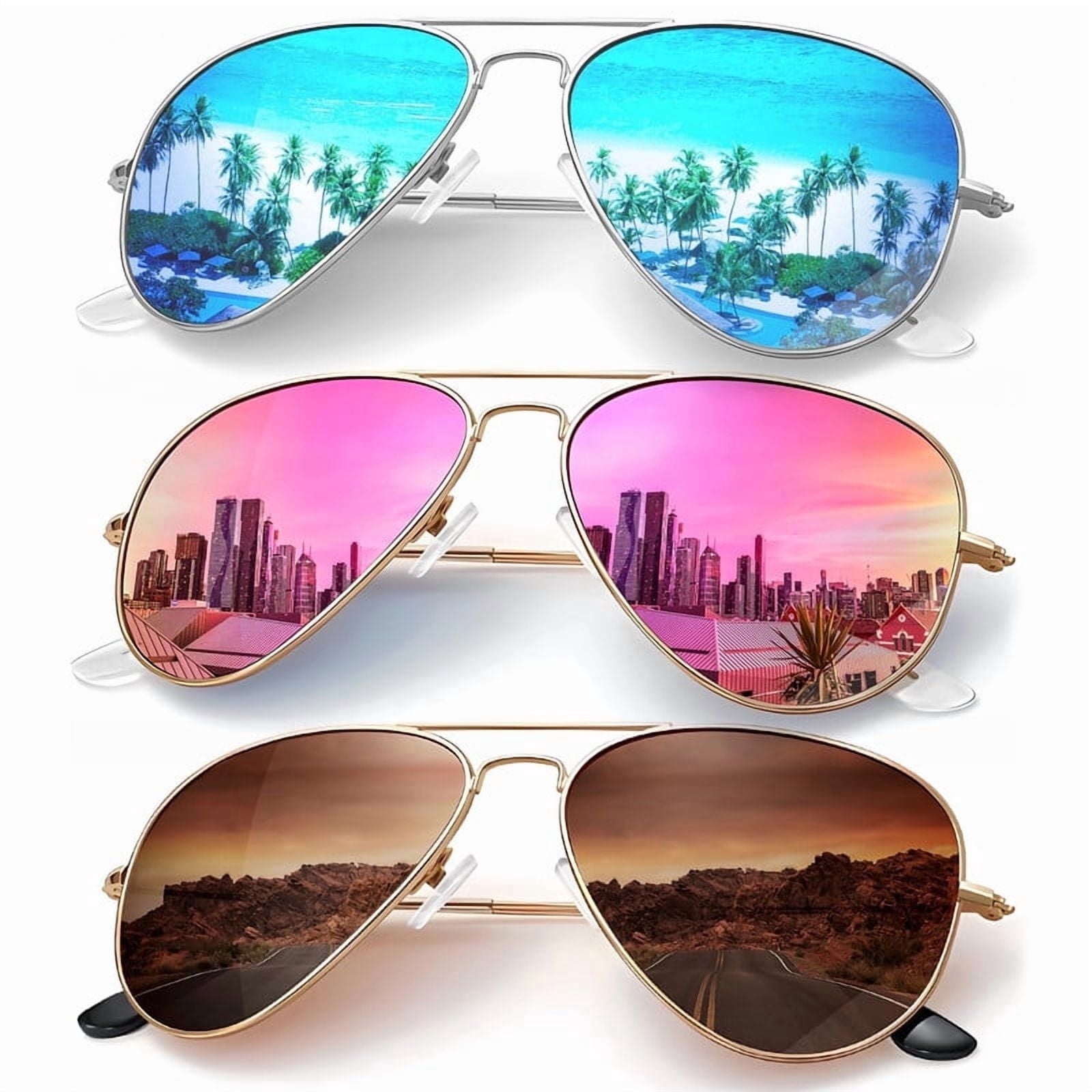 KALIYADI Classic Aviator Sunglasses for Men Women Driving Sun glasses ...