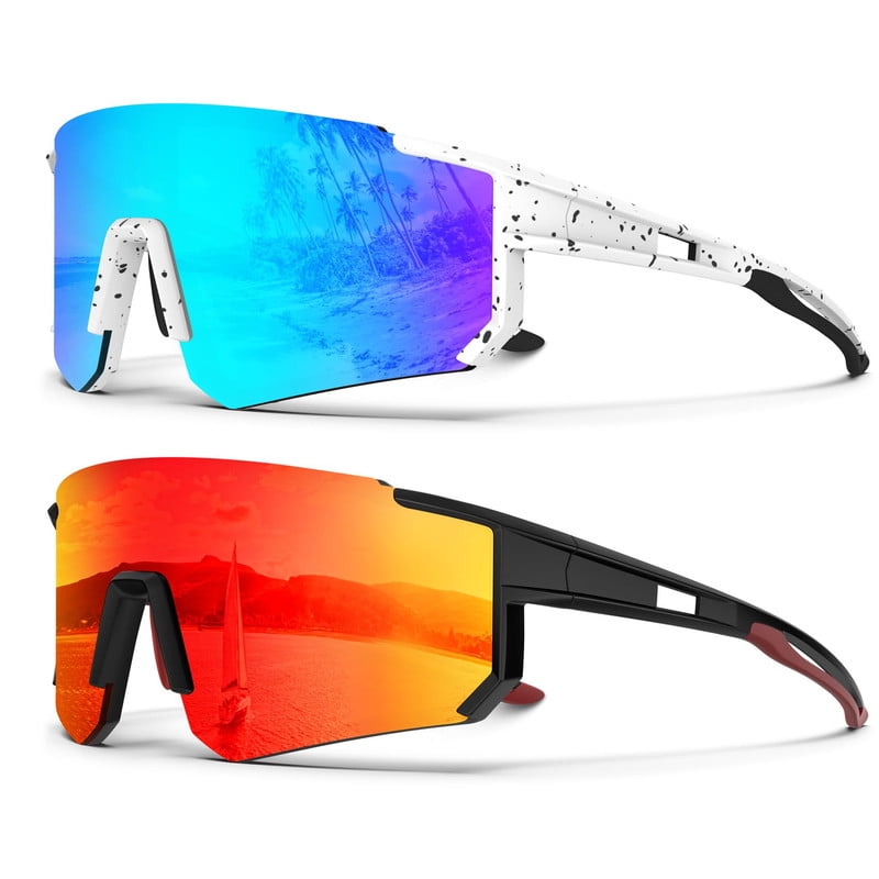 KALIYADI Polarized Sports Sunglasses-Men Running-Sunglasses-for-Women ...