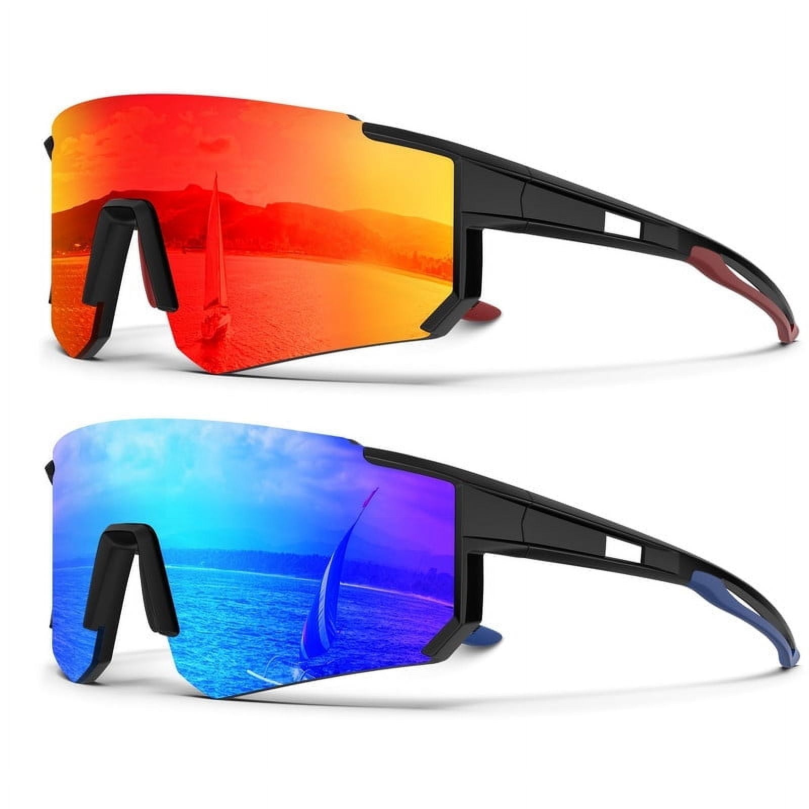 KALIYADI Polarized Sports Sunglasses-Men Running-Sunglasses-for-Women ...