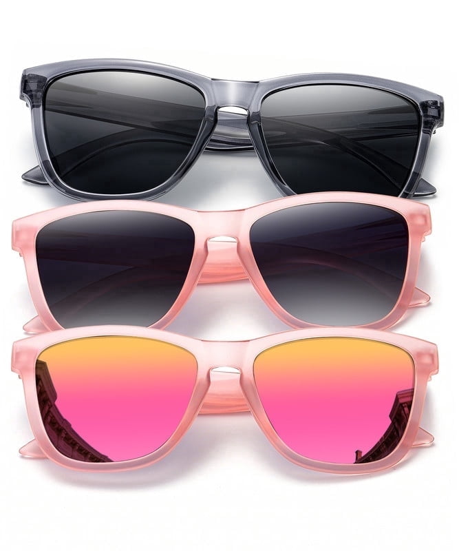 KALIYADI Womens-Sunglasses Polarized Sunglasses-Womens Trendy: Retro ...