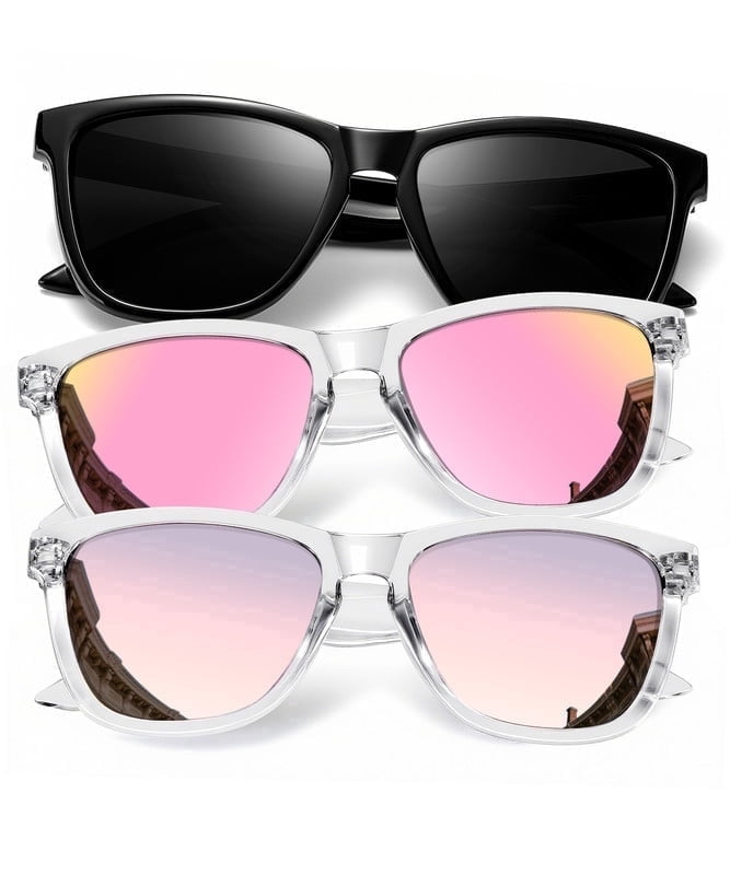 KALIYADI, Polarized Sunglasses, UV Protection, Retro Square Design ...