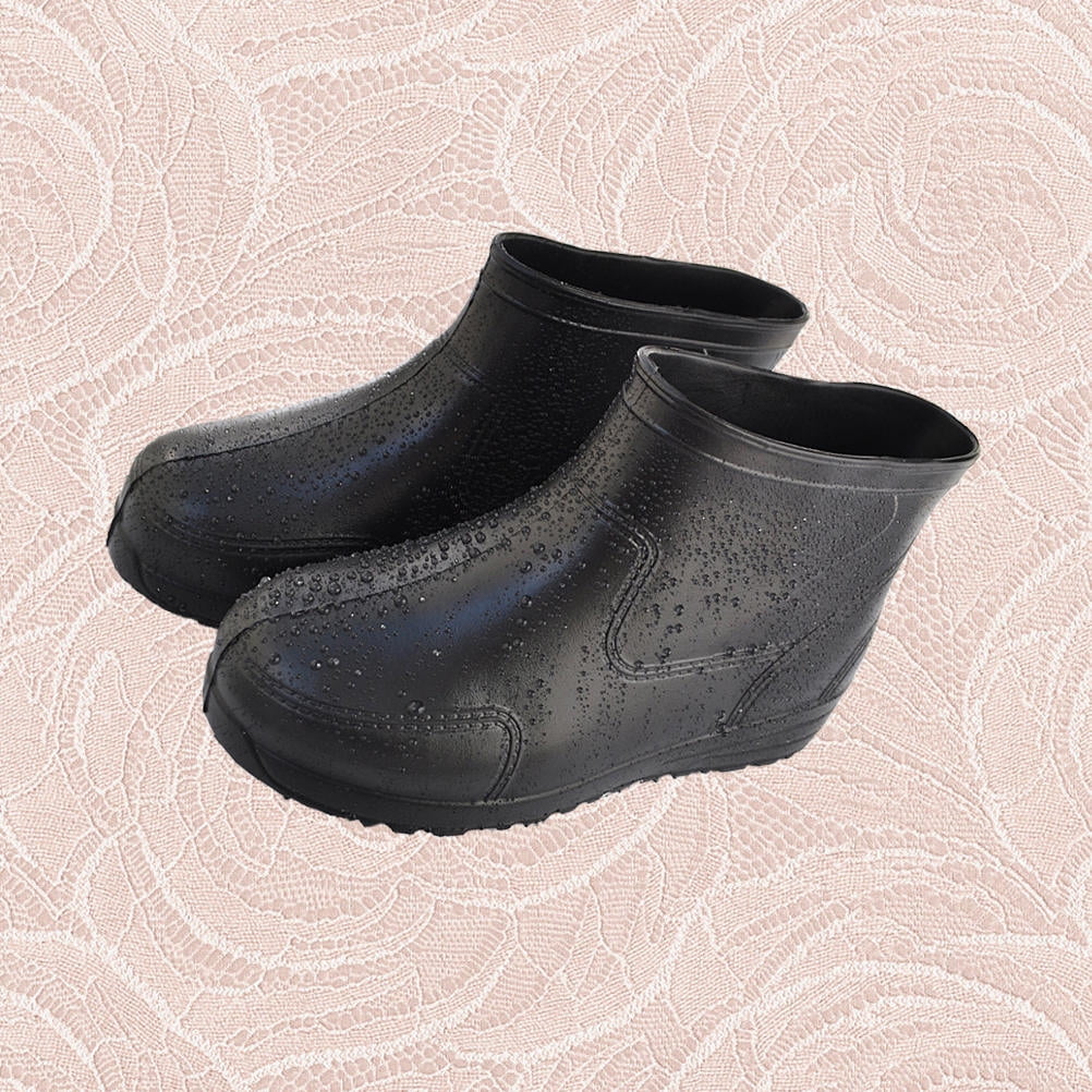 KALLORY Women's 1 Pair EVA Rain Shoes with Circular Toe Design ...