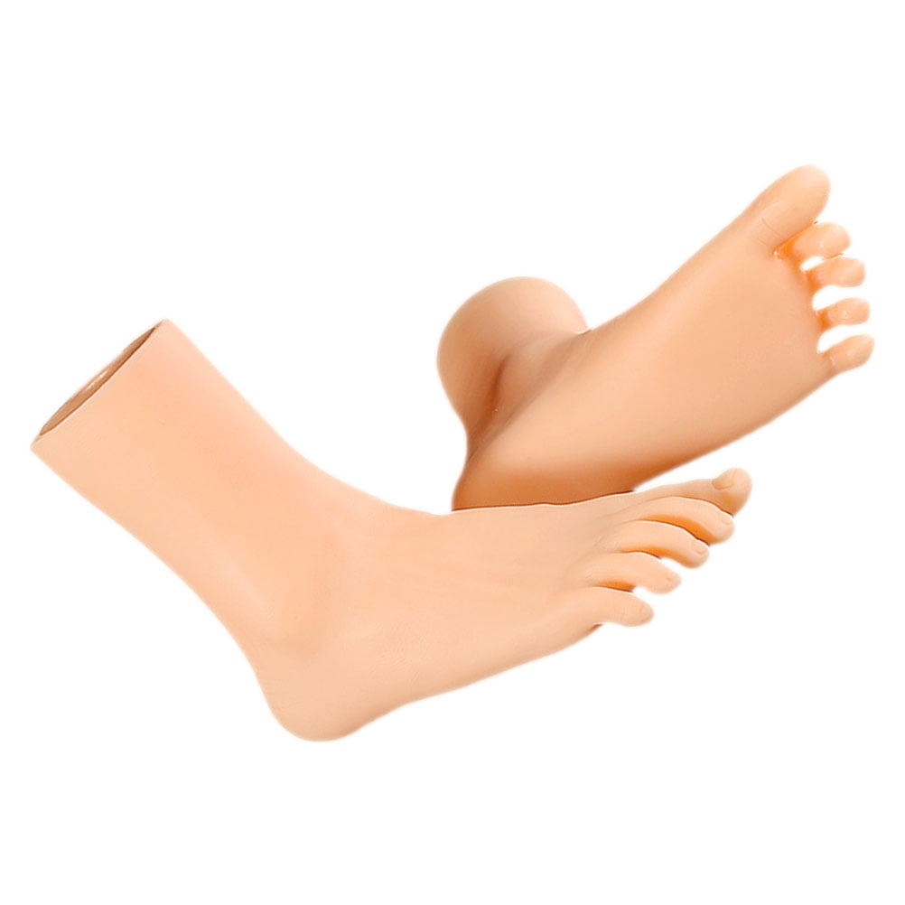KALLORY 1 Pair Foot Models Mannequin Foot Fake Foot Painting Realistic ...
