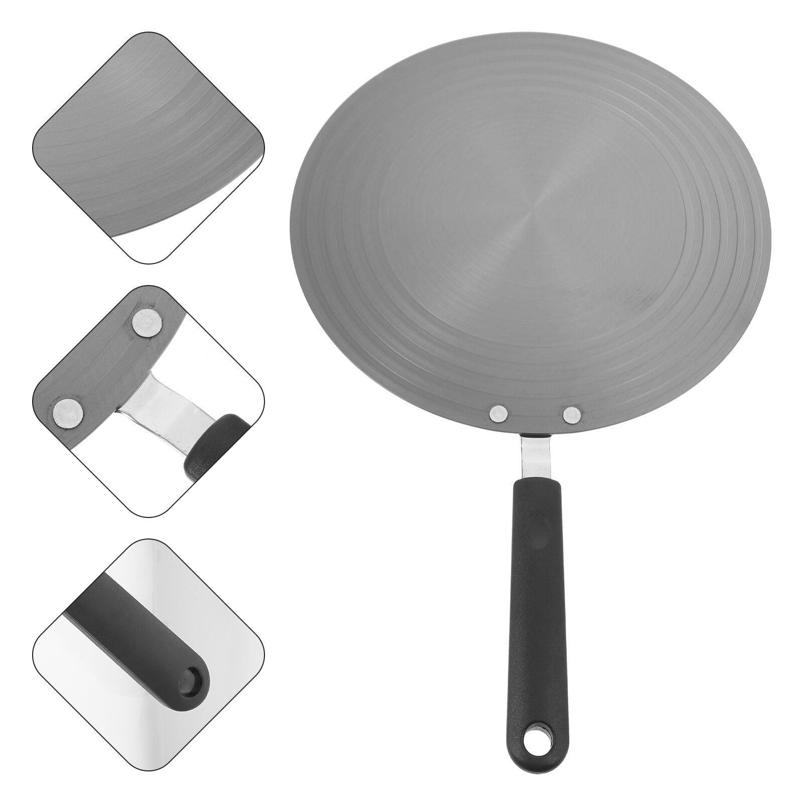 KALLORY 1 Pc Cast Iron Square Heat Conduction Plate with handle for ...