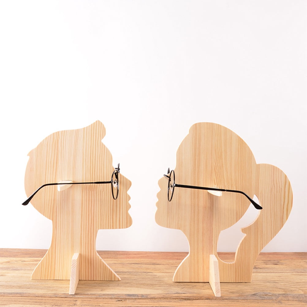 KALLORY 1 Pc Wooden Glasses Frame Display Shelf Sunglasses Rack Glasses ...