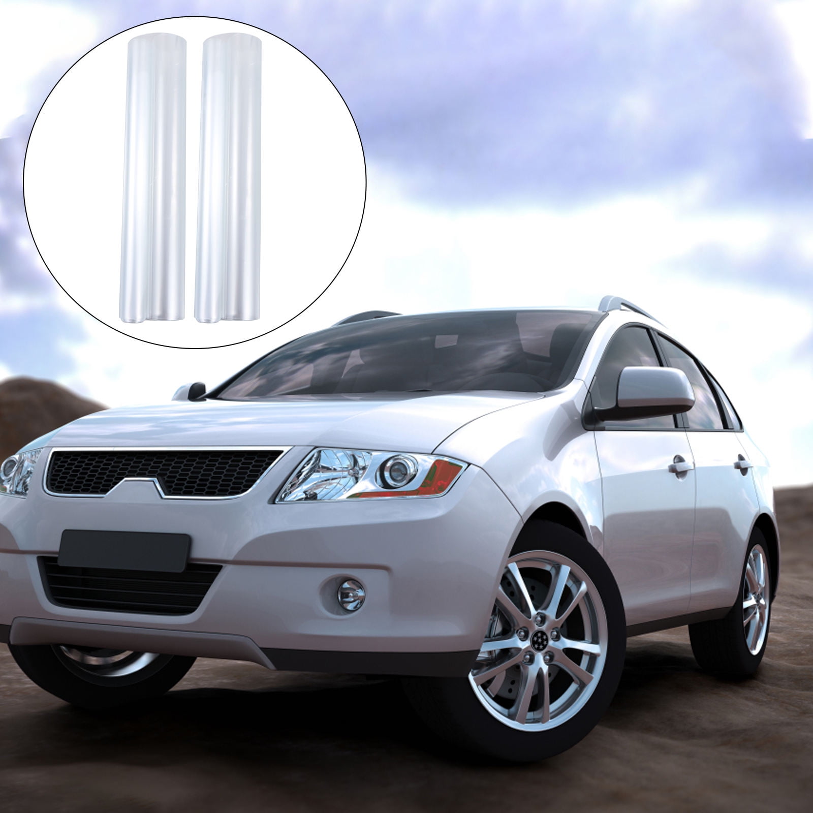 KALLORY 1 Set Car Film Transparent Auto Paint Protective Film 30x39in ...