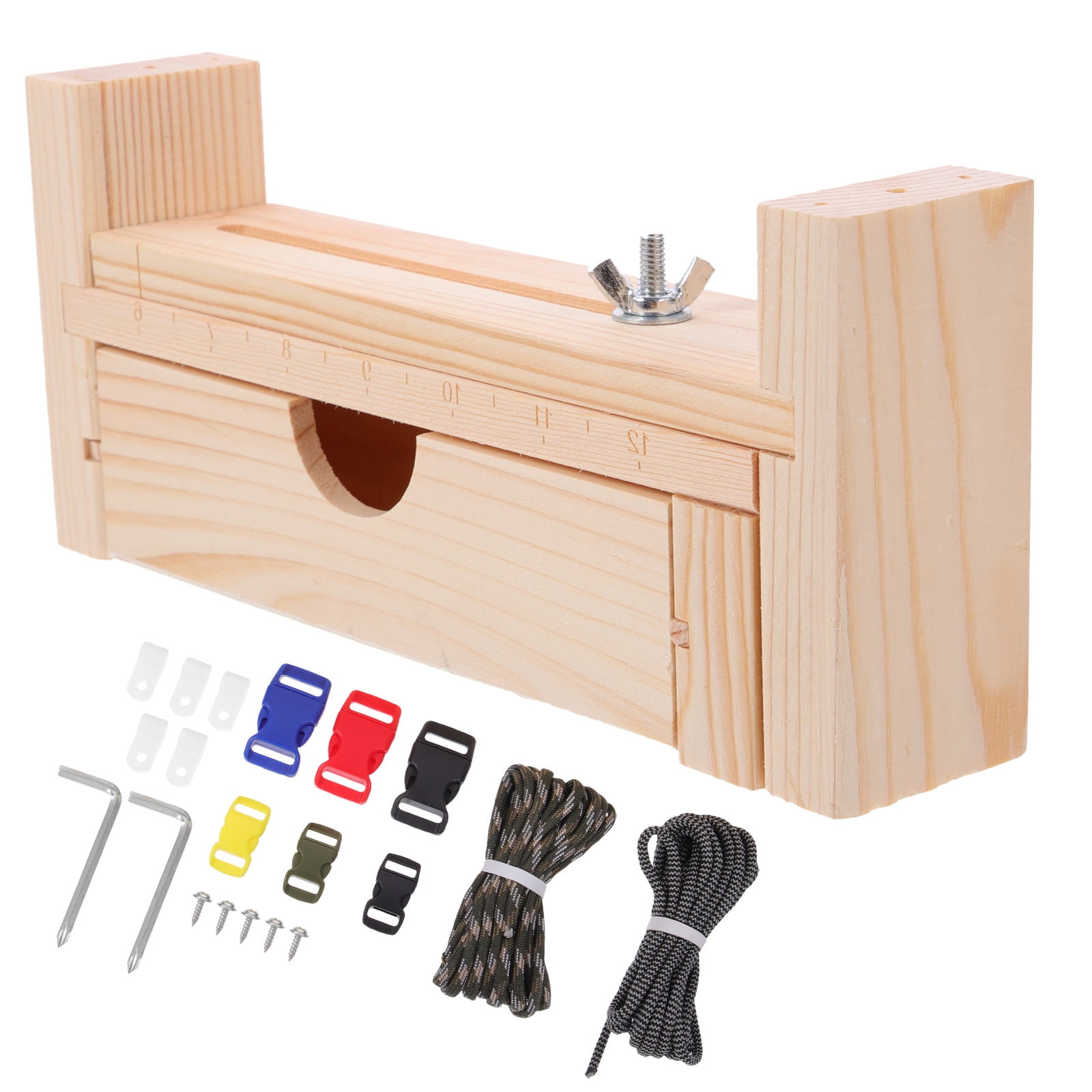 KALLORY Wristband Knot Braiding Machine Rectangular Frame Simple Design ...