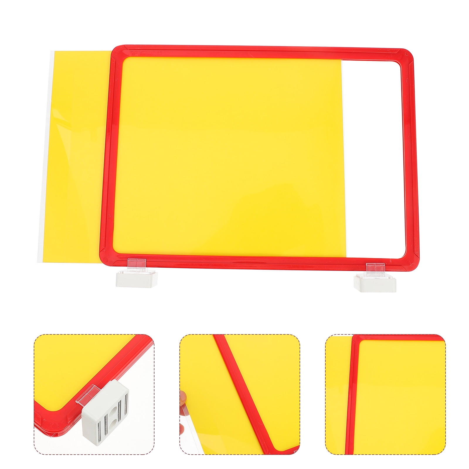 KALLORY 1 Set Factory Sign Board Red ABS Plastic for Signage Display 11 ...