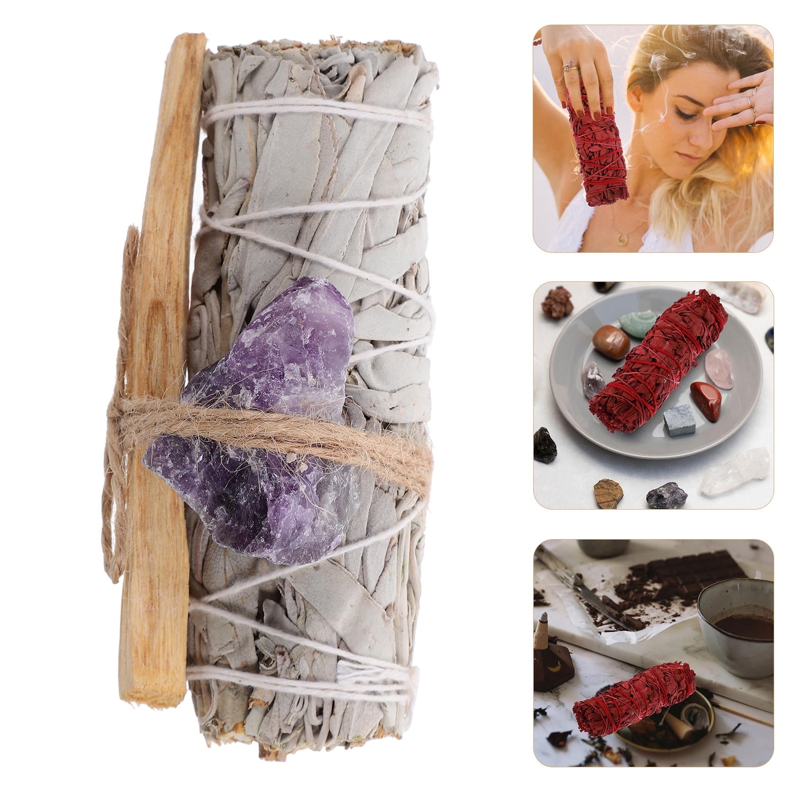 KALLORY 1 Set Herbal Stick Multi For Smudging Purifying Ceremonial ...