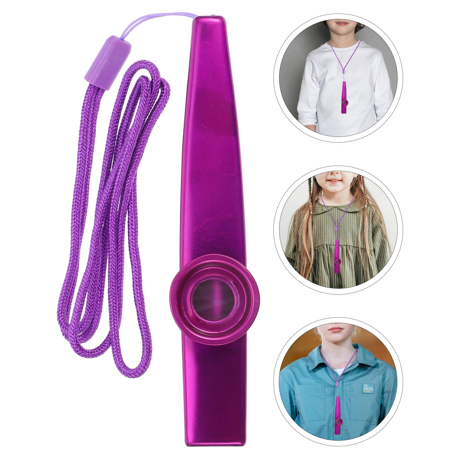 KALLORY Reliable Kazoo Purple Nylon 1 Set Compact and Lightweight For ...