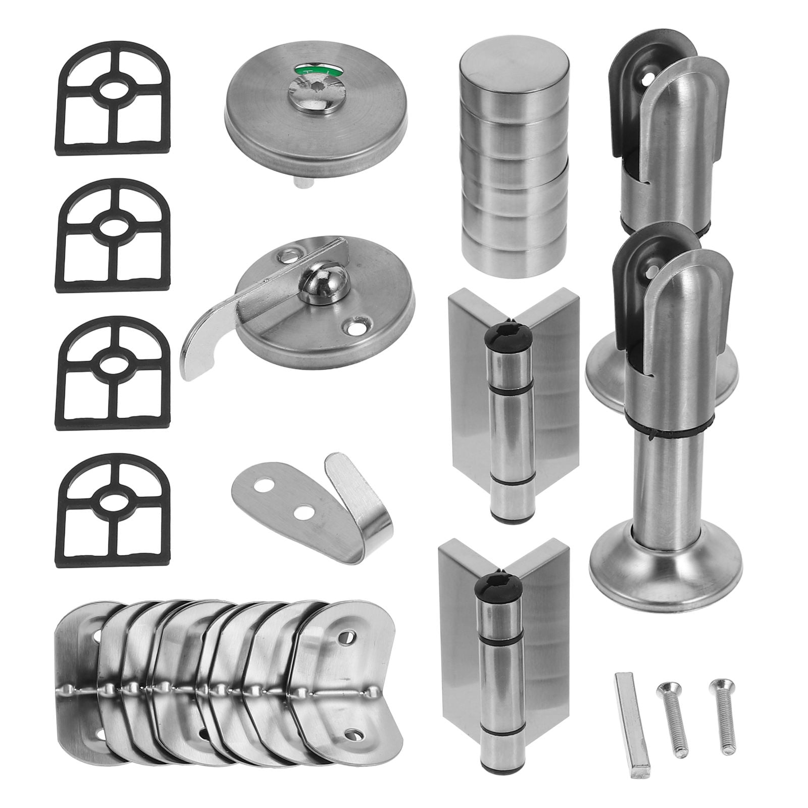 KALLORY Restroom Support Bracket Silver Stainless Steel for Toilet ...