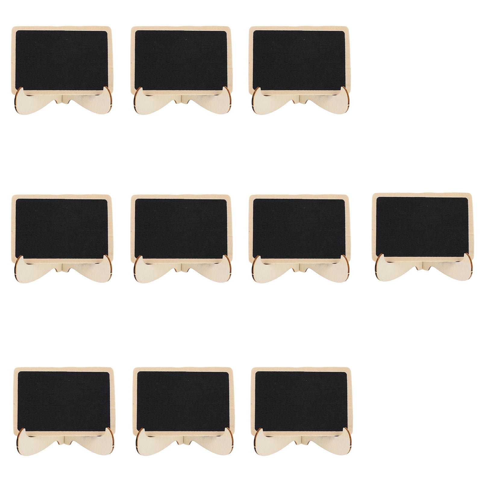 KALLORY Mini Chalkboards Wood Material 10Pcs 3.3X2.9X2.4In - Walmart.com
