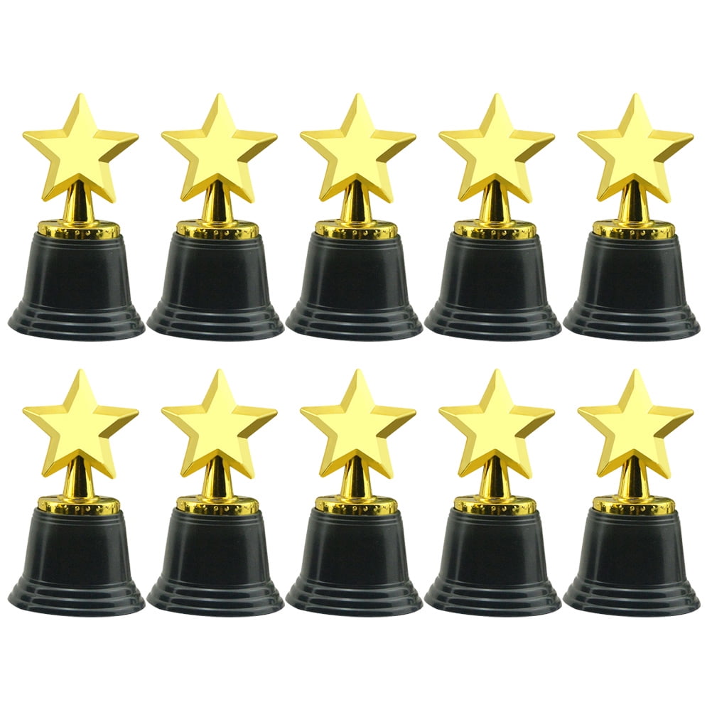 KALLORY 10 Pcs Trophies For Games Reward First Place Trophy Star Child ...