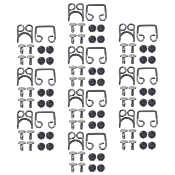 KALLORY 10 Sets Jeans Button Buckle Copper Material No Sew Needed for ...