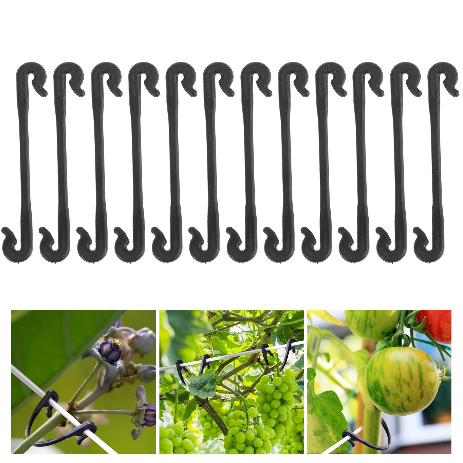 KALLORY 100 Pcs Plant Gripper Clip Fruit Tree Branch Clips Fixing Wall ...
