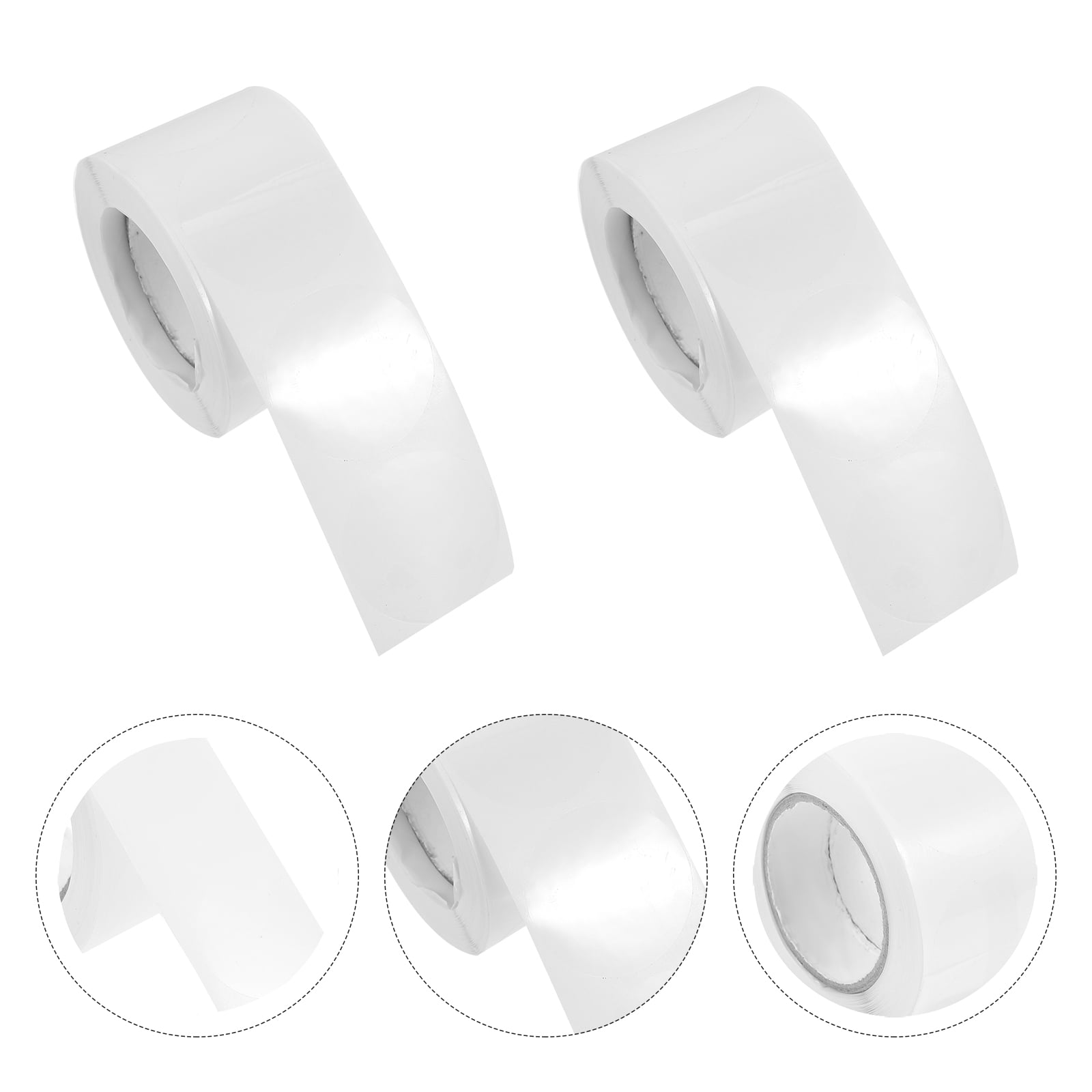 KALLORY 1000Pcs Transparent Adhesive Labels for Envelope and present ...