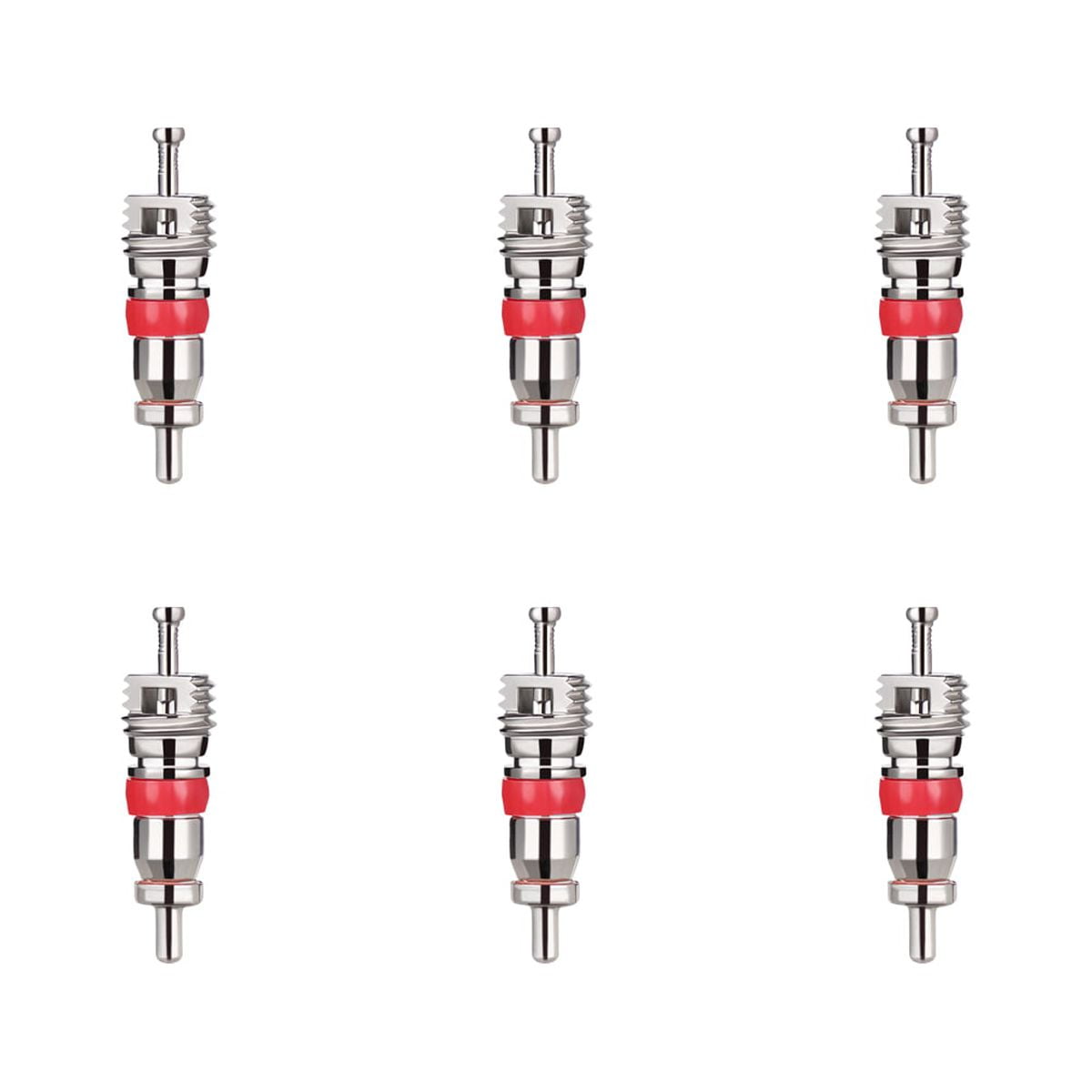 KALLORY 100Pack Red Tire Valve Stem Core for Car Truck Motorcycle ...