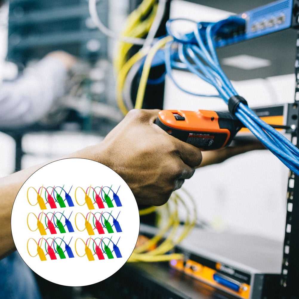 KALLORY 100Pcs Assorted Color Tamper Evident Seal Security Seals for ...