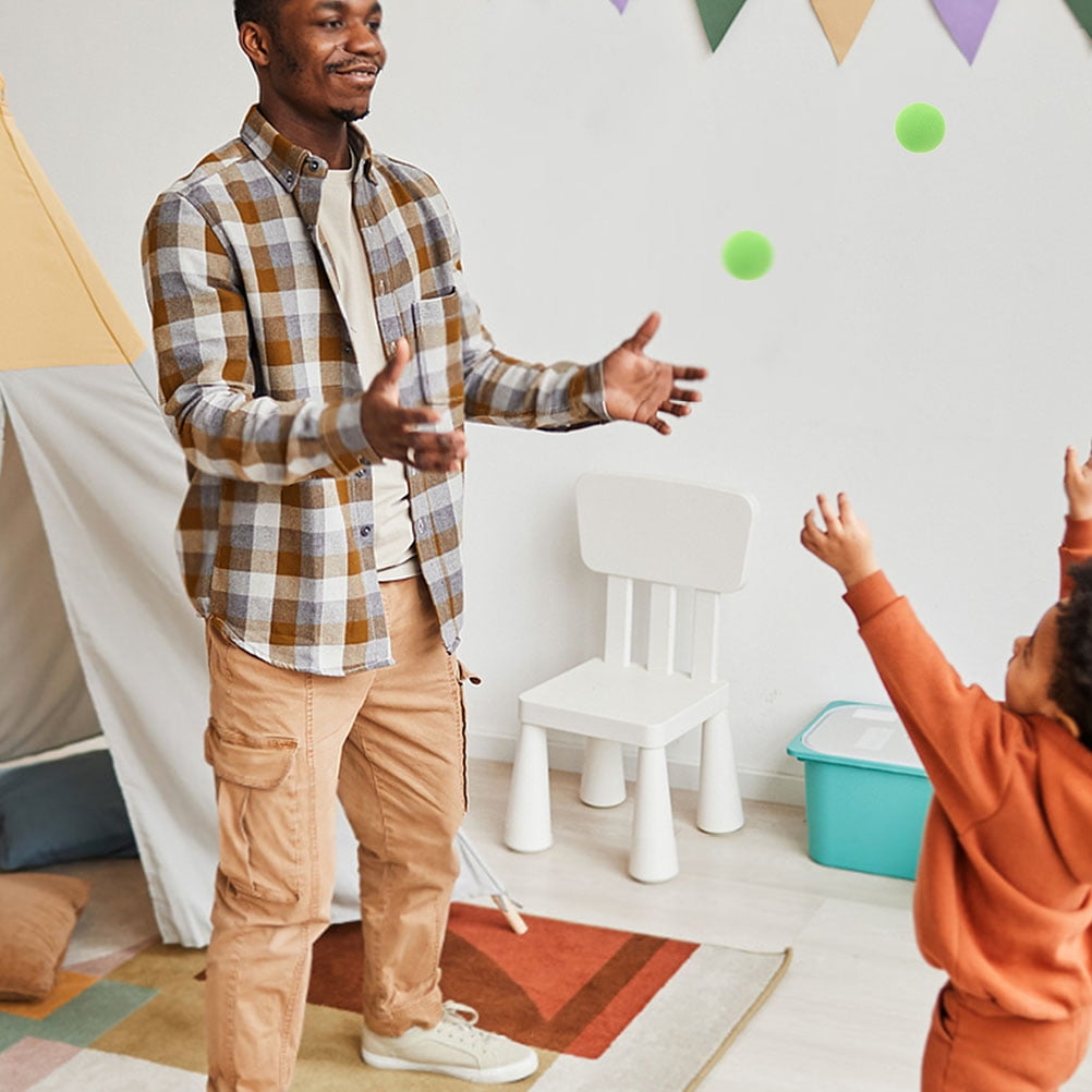 KALLORY 100Pcs Light Green Shooting Foam Ball for Kids Indoor ...