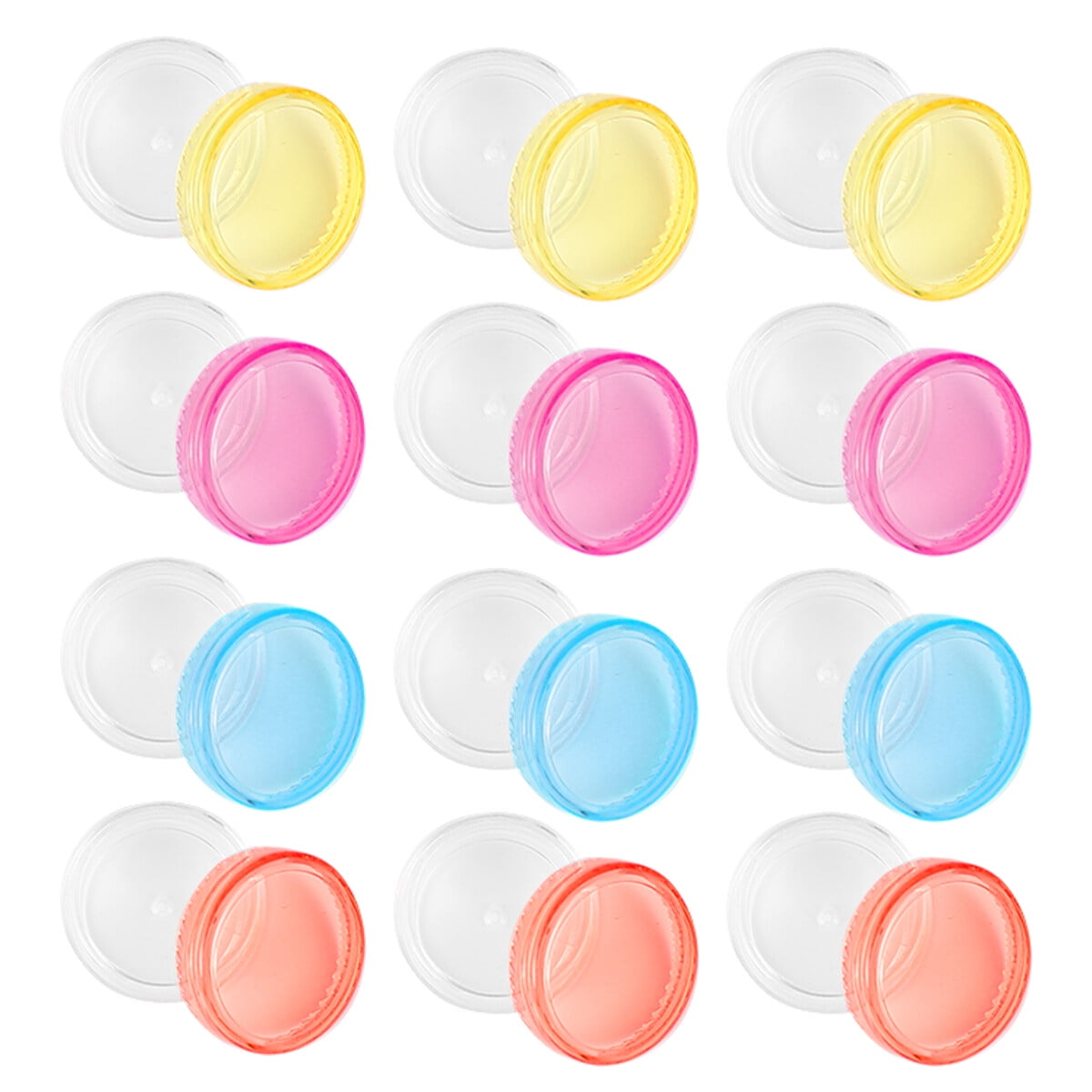 KALLORY 100Pcs Plastic Creams Containers for Travel Skincare Containers ...