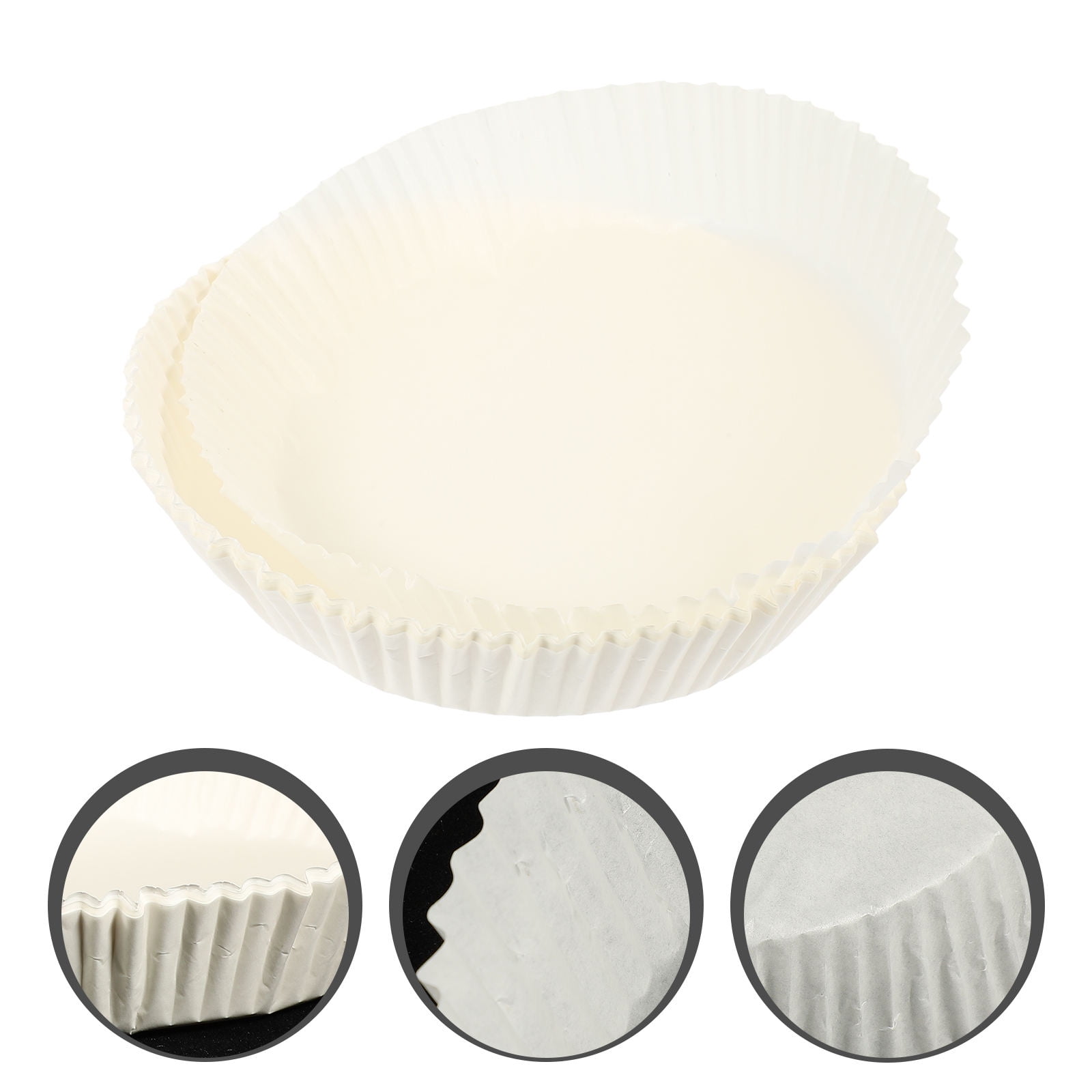 KALLORY 100Set Baking Paper Trays for Air Fryer and Oven Use with Non ...