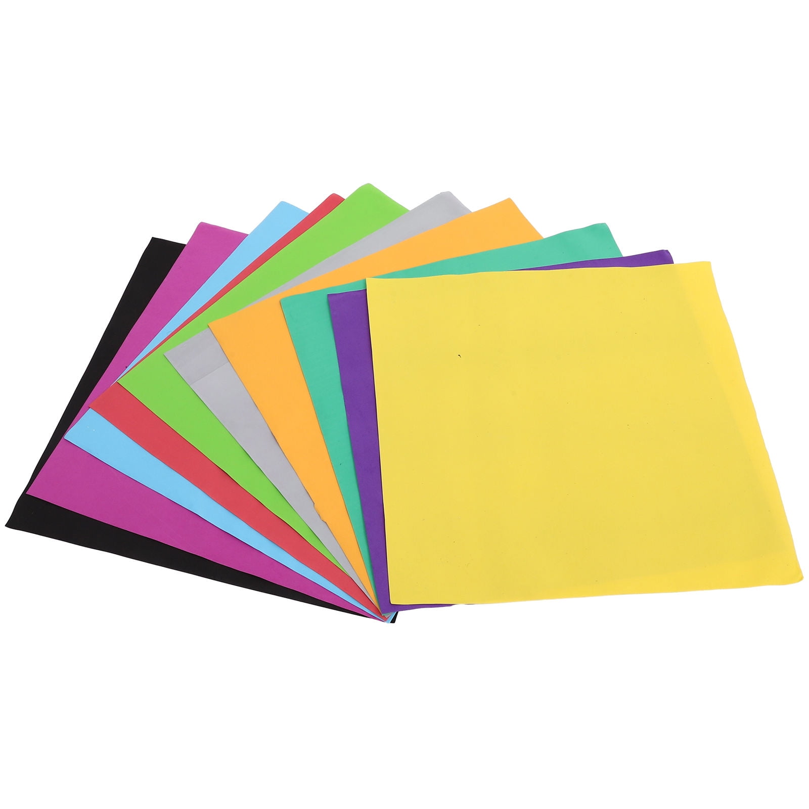 KALLORY Paper Crafts EVA Foam Assorted Color 10Pcs for Flexible Sheets ...