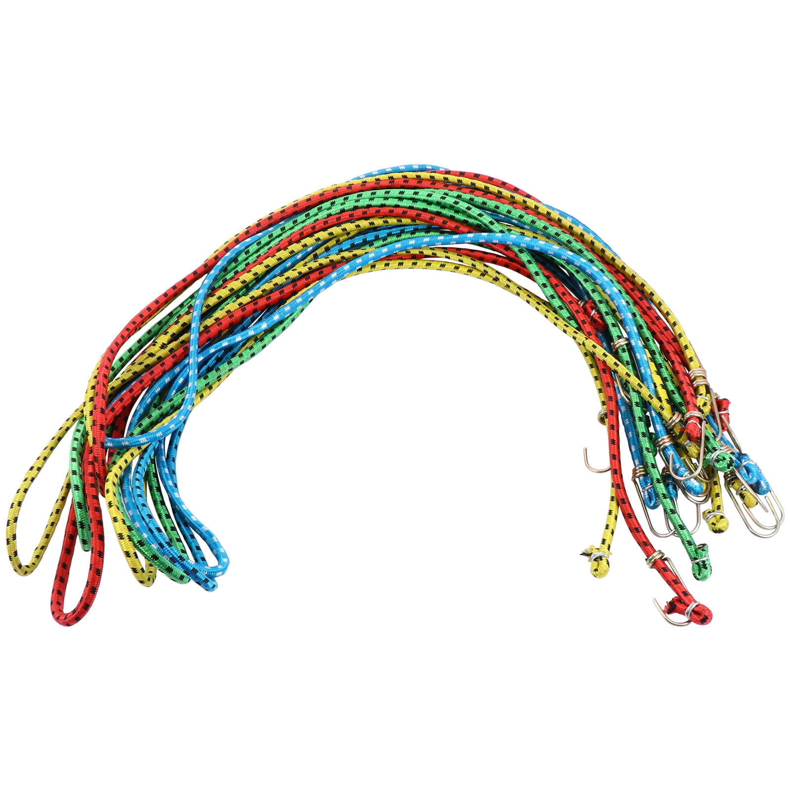 KALLORY 10Pcs Assorted Color Latex Bike Straps for Rack Long Journey ...