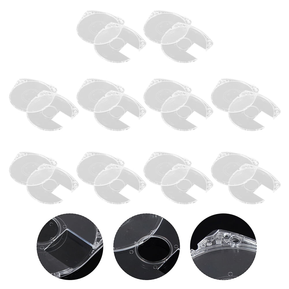 KALLORY 10Pcs Game Disc Case Clear Design for Tweezer Case and Game ...