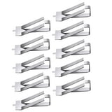 KALLORY 10Pcs Glass Retaining Clips Stainless Steel Fixing Glass ...