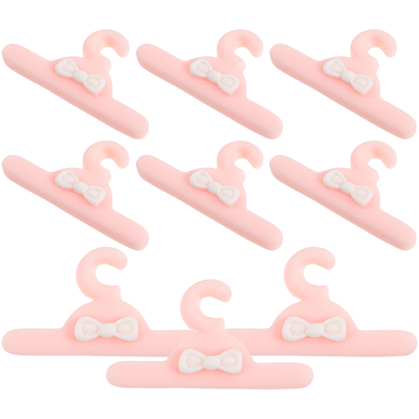 KALLORY 10Pcs Mini House Supplies Lifelike Small Hangers Hanging ...