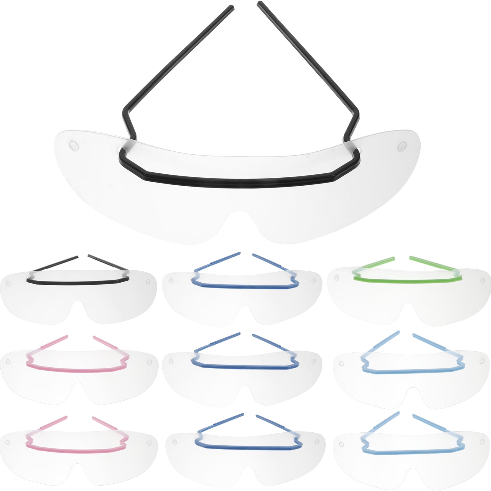 KALLORY 10Pcs Proof Glasses for Man and Woman in Assorted .6X6.3X2.8in ...