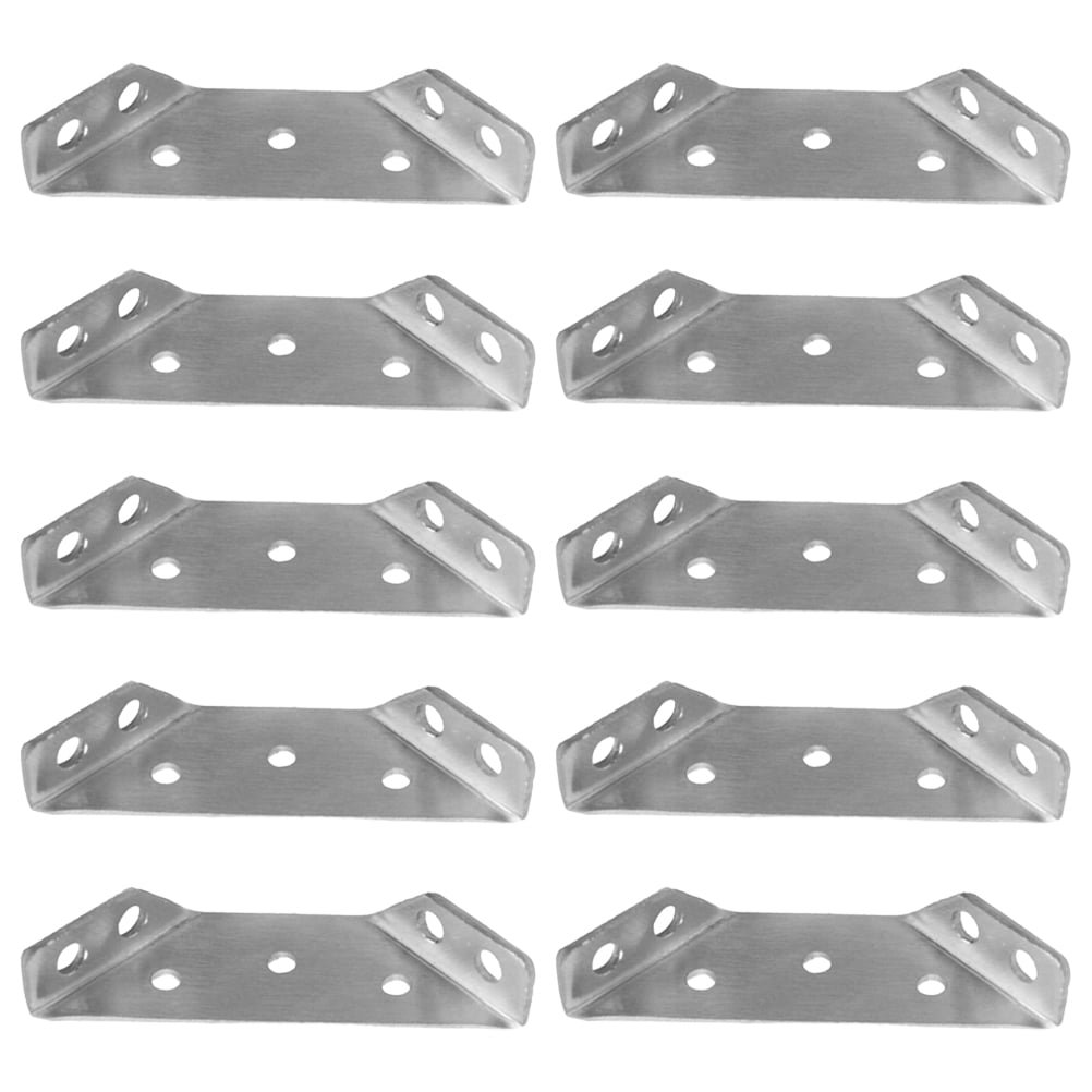 KALLORY 10pcs Corner Braces Furniture Corner Brackets Metal Corner ...
