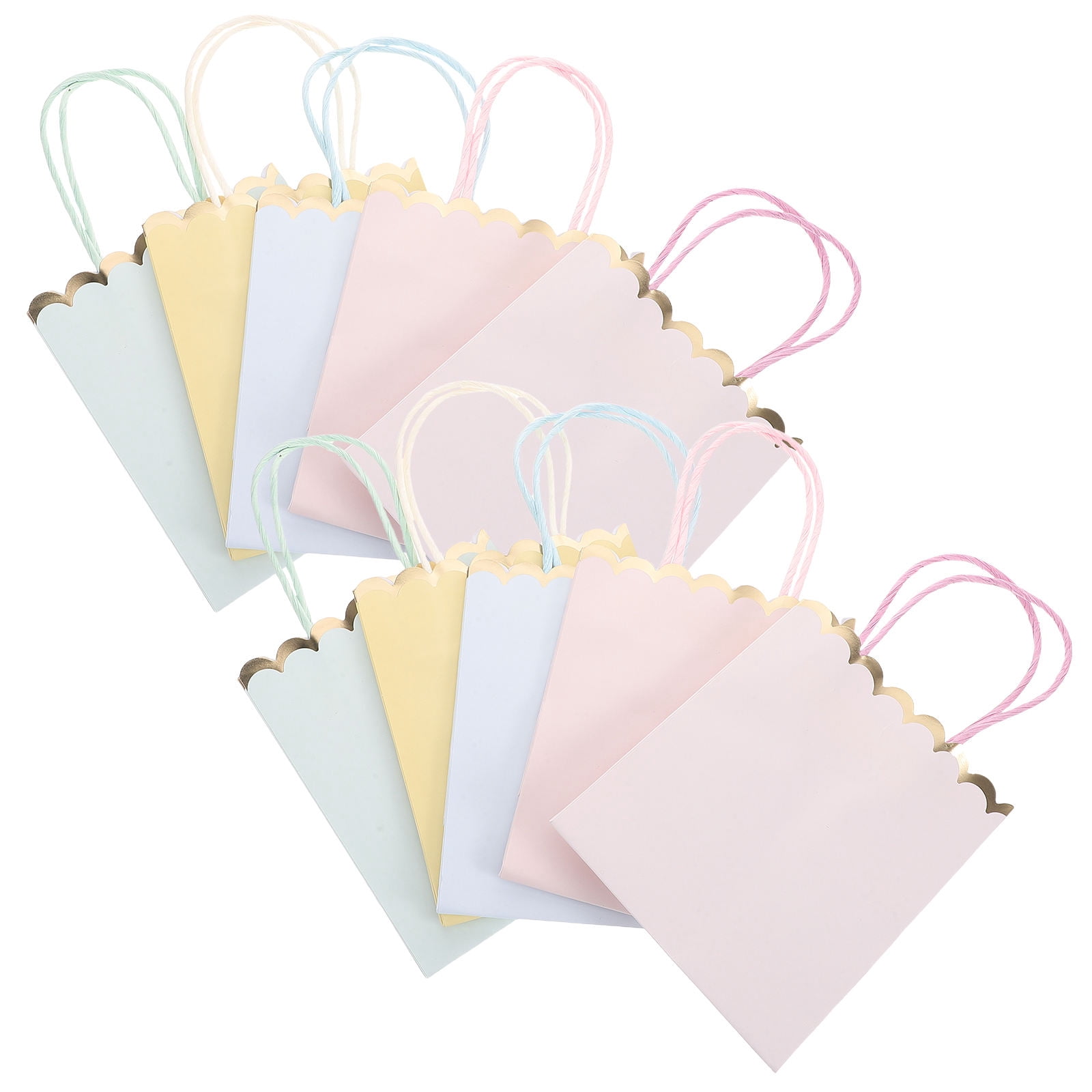 KALLORY 10pcs Party Favor Bags for present Wrapping in Assorted Color ...