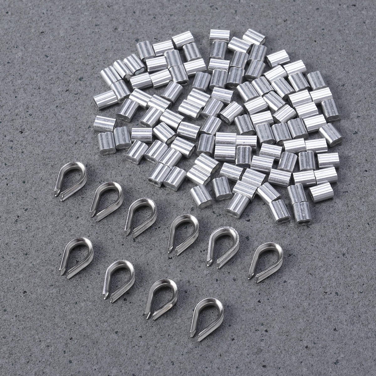 KALLORY 110Set Cable Crimp Clamps for Prevent Cable Weakening in ...